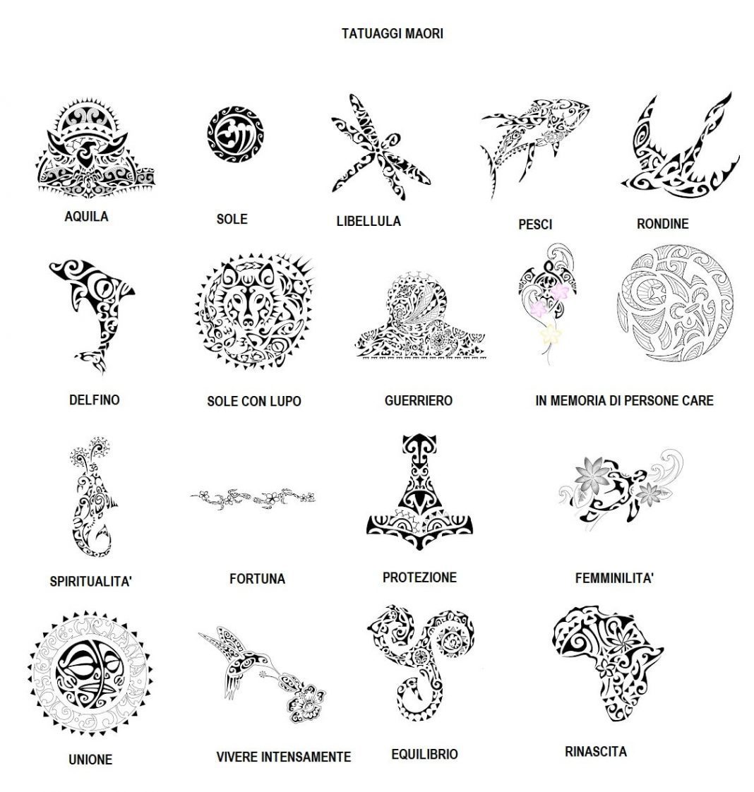 Tatuaggi Maori disegni: significato, simboli e punti dove farli ...